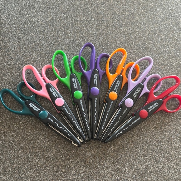 Fiskars | Other | Fiskars Set Of 7 Paper Edgers Pinking Sheers ...
